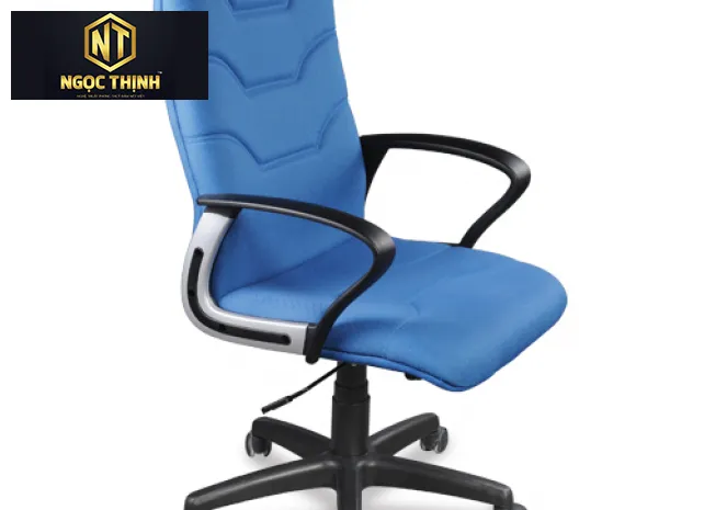 Ghế lãnh đạo lưng cao bọc vải, đệm và tựa ghế liền khối SG602